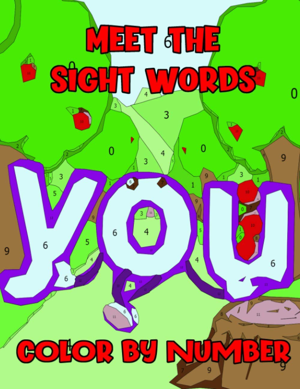 MEET THE SIGHT WORDS Color by Number: MEET THE SIGHT WORDS Coloring ...