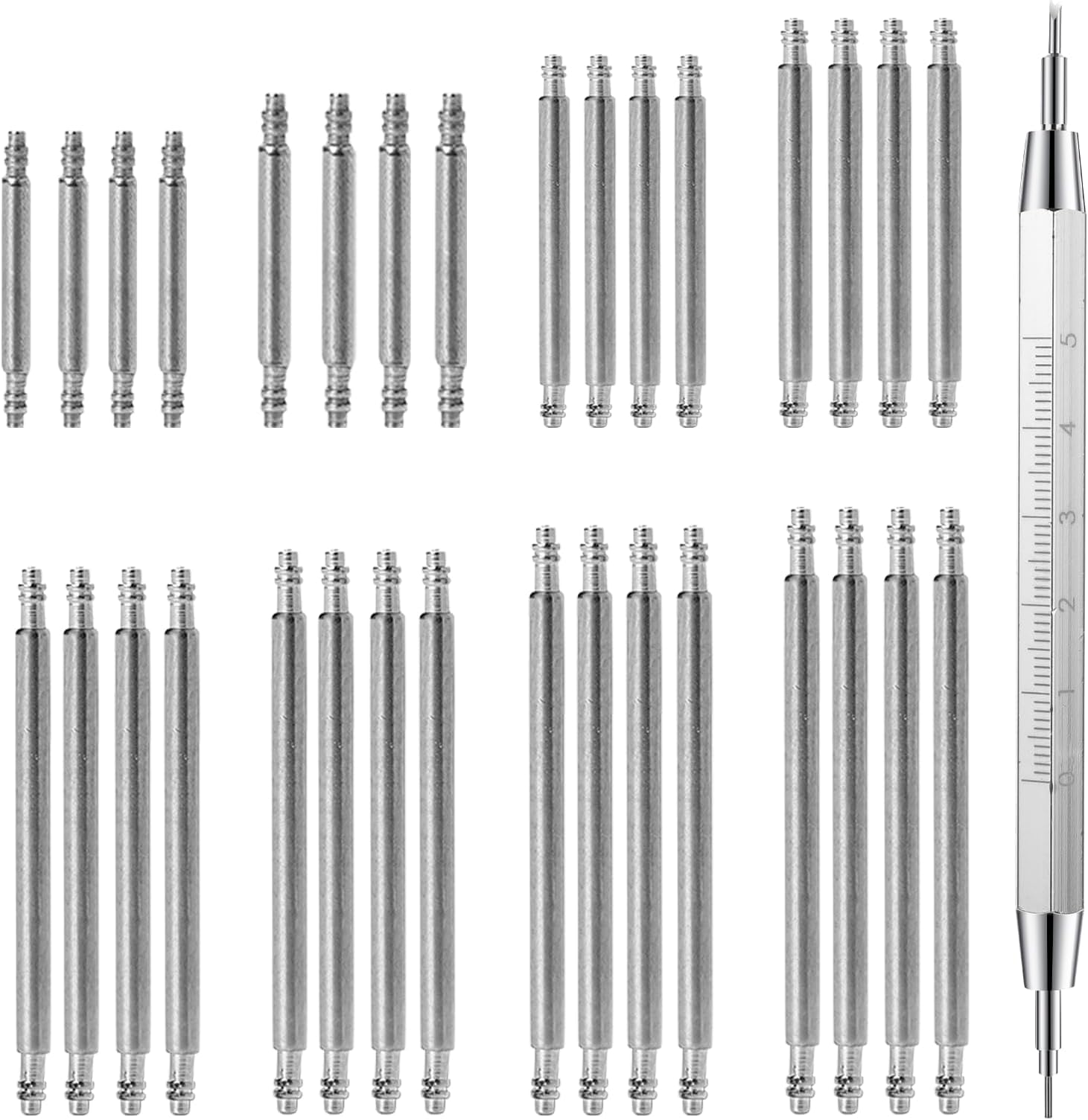Watch Strap Pins, 32 PCS Watch Band Remover Tool Watches Band Pins ...