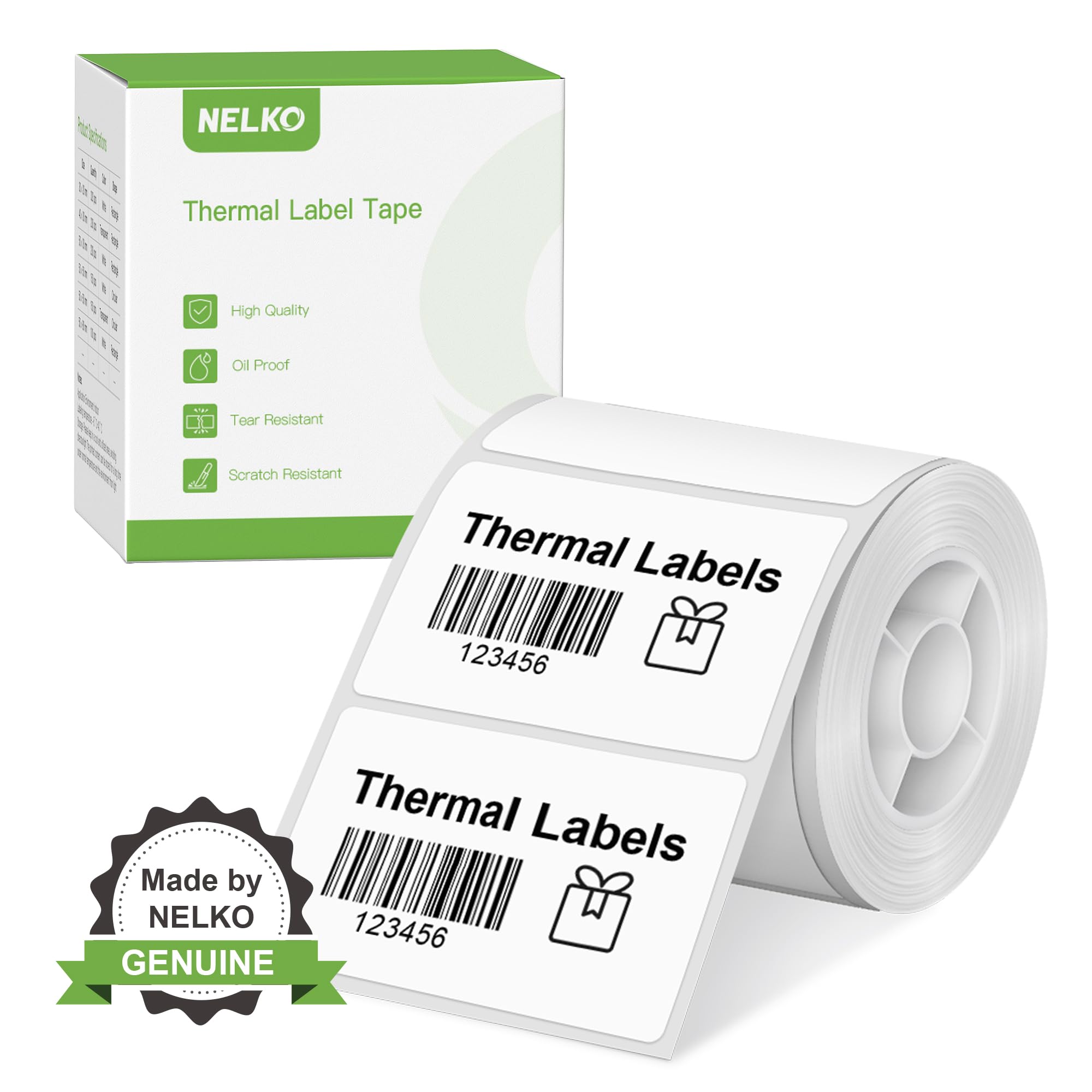 Thermal Labels for Nelko PM220 Label Maker, 2'' x 1.18'' (50x30mm ...