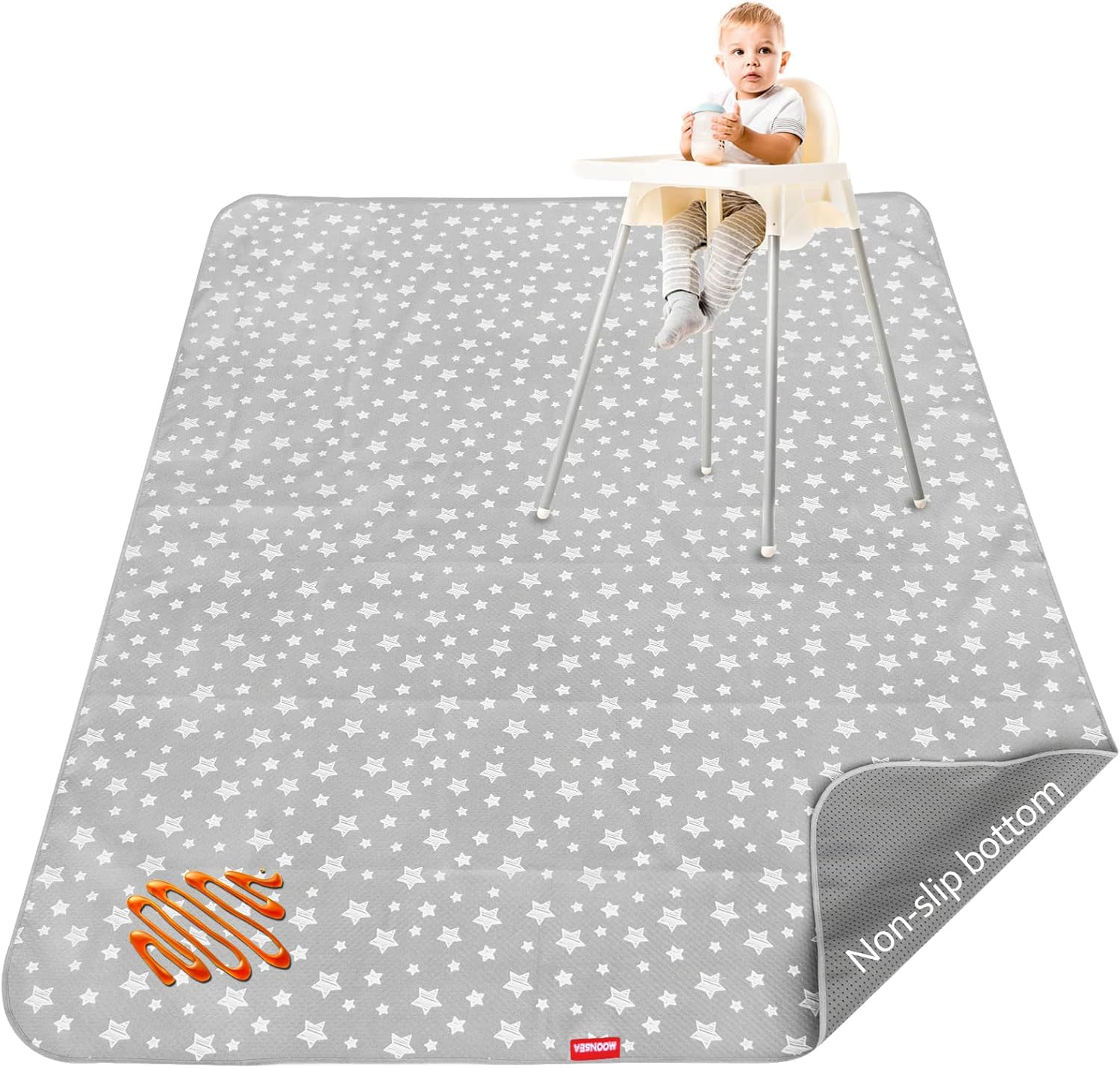 Amazon.com: Large Splat Mat 54”x 72”Extra Large Waterproof Floor Mat ...