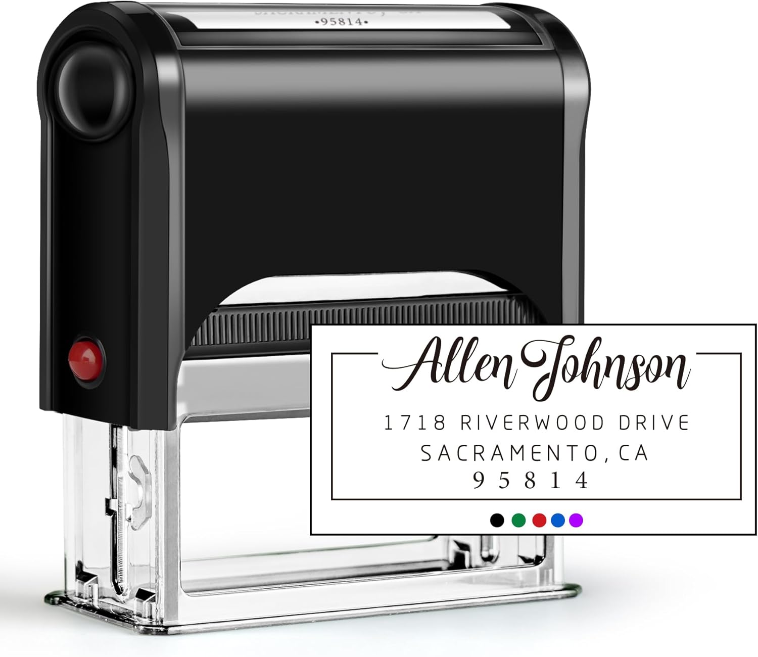 Amazon.com : Custom Address Stamp | Personalized Address Stamp | Return ...