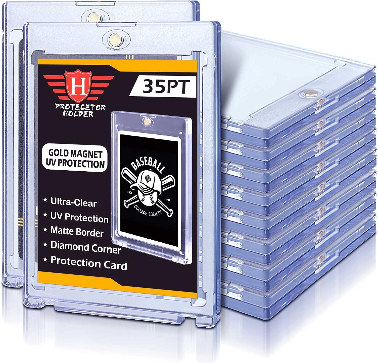 Amazon.com: Ultra Pro - 35pt Magnetic Card Holder Cases 25ct Box ...