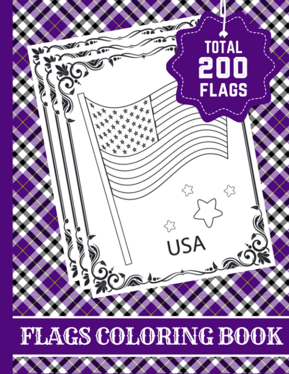 Flags Coloring Book All Countries World Flags Coloring Book For Adults ...