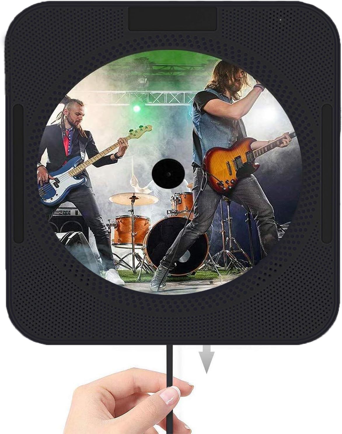 Portable CD Player for Home with Speakers - Bluetooth Desktop CD Player ...