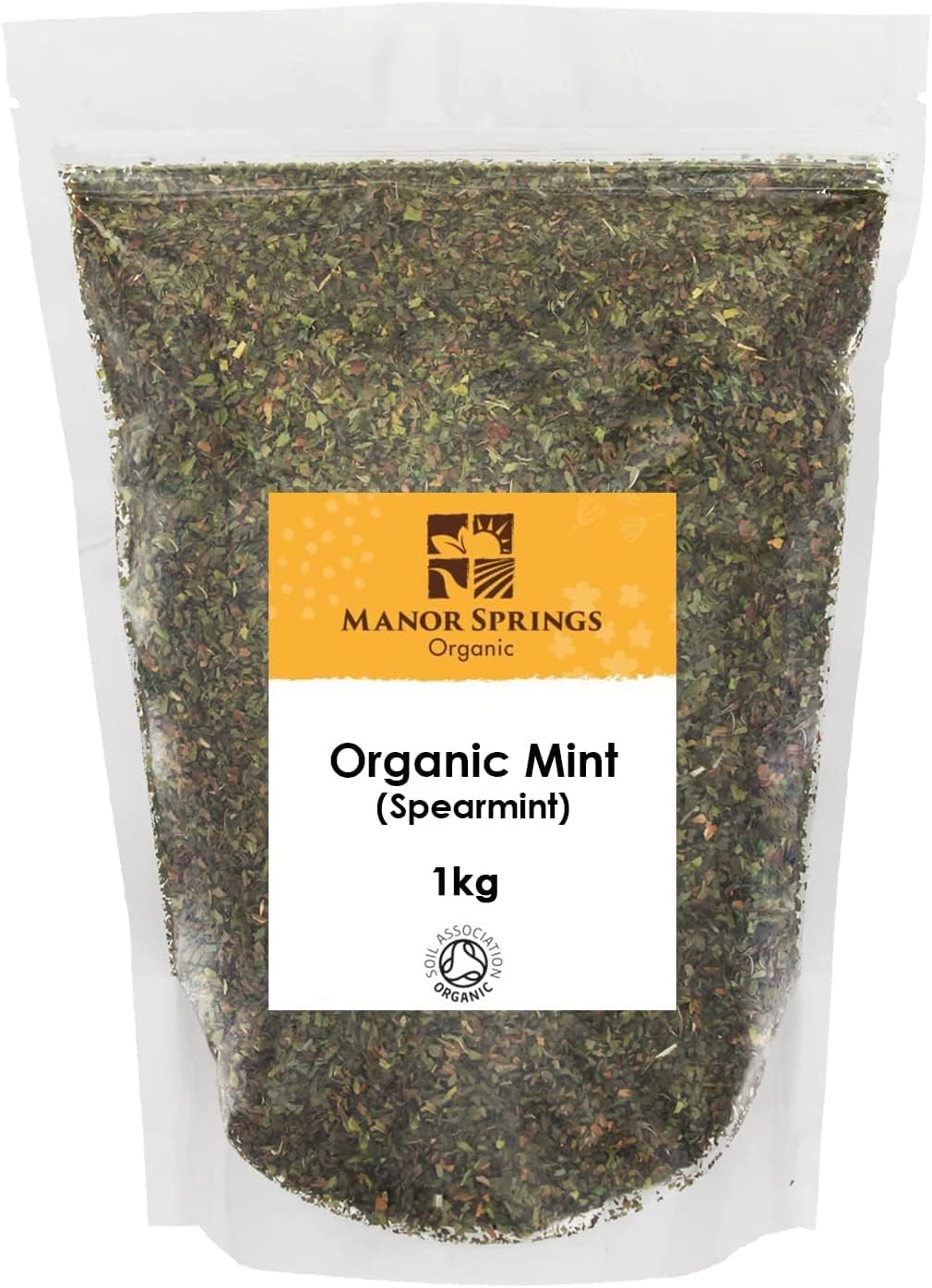 Organic Dried Mint (Spearmint) 1kg by Manor Springs Organic : Amazon.co ...