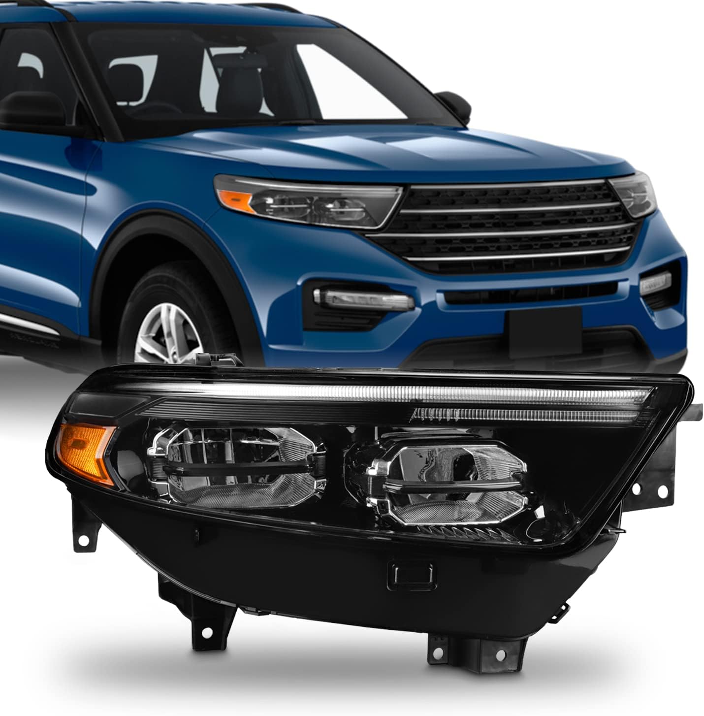 Amazon.com: AKKON - Fits 2020-2024 Ford Explorer ST Timberline Full LED ...
