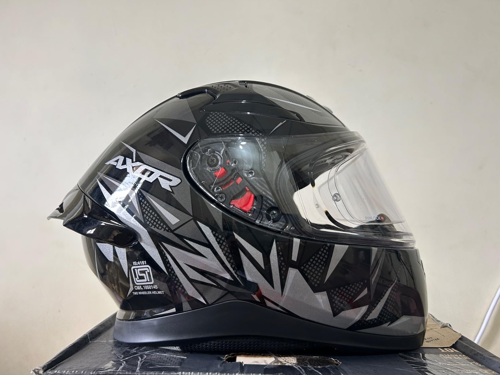 Axor Apex Hunter ISI ECE DOT Certified Full Face Dual Visor Helmet for ...