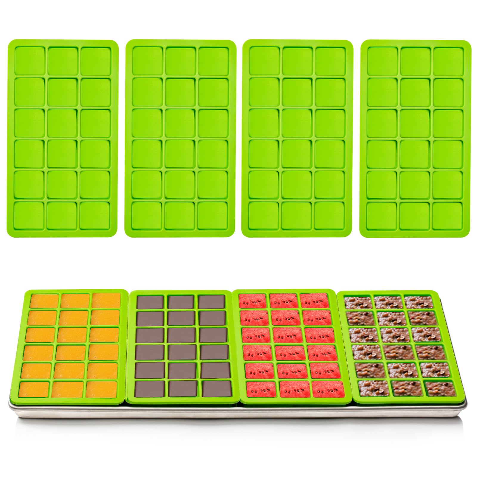 Snapklik.com : Large 18 Cavity Silicone Tray Dividers For Harvest Right ...