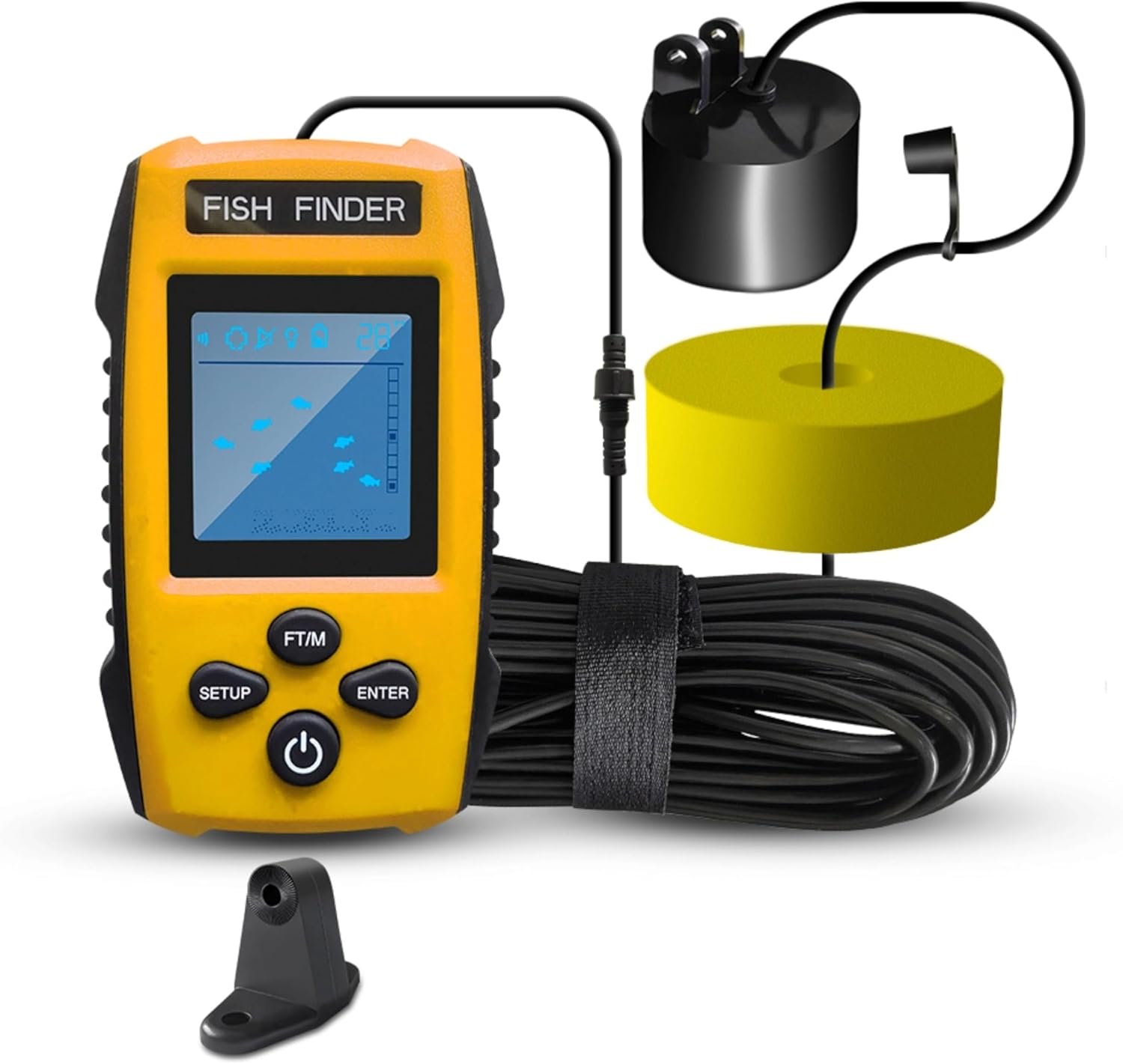 Amazon.com: Portable Fish Finder with Sonar Sensor Handheld Depth ...