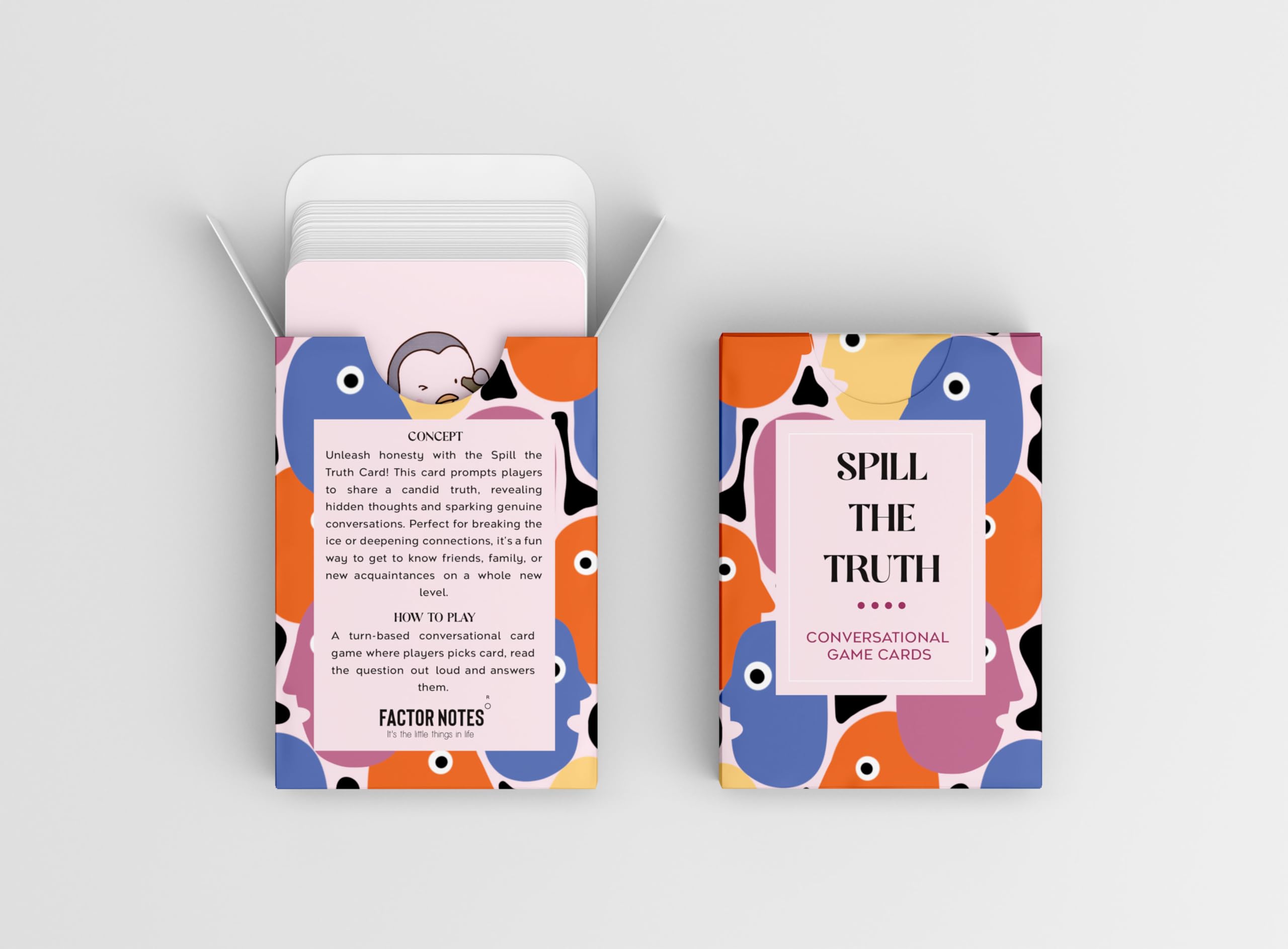 FACTOR NOTES Conversation Game Cards : Spill The Truth : Amazon.in