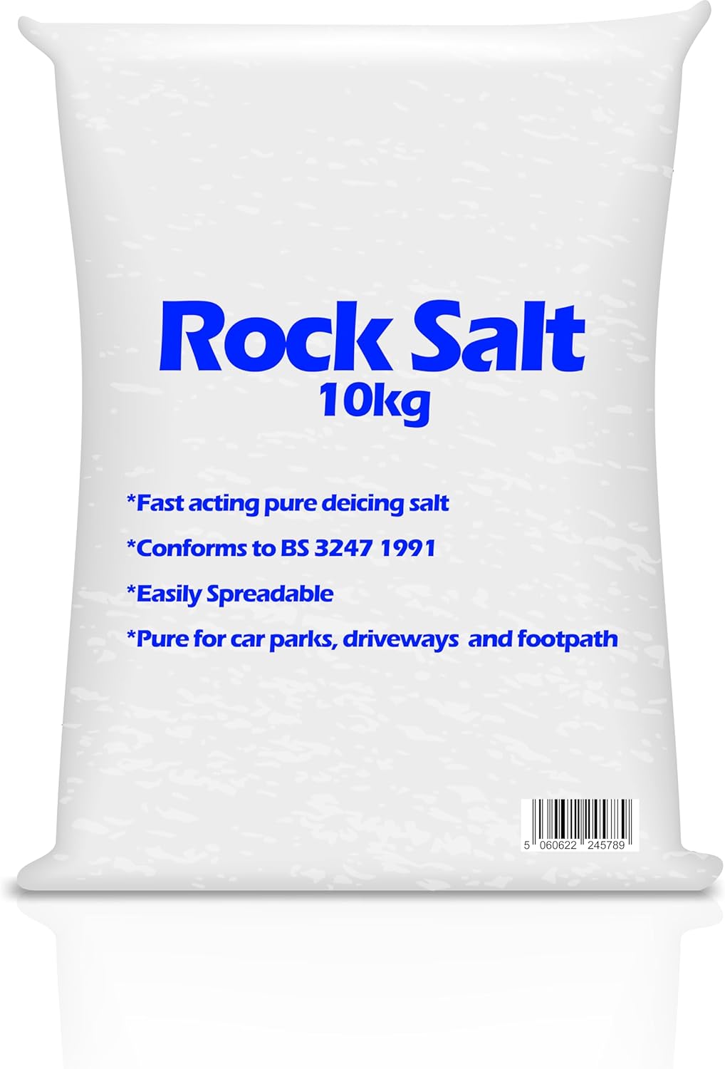10kg Bag of Grit Rock Salt Deicing | White Grit Rock Salt for Weeds De ...