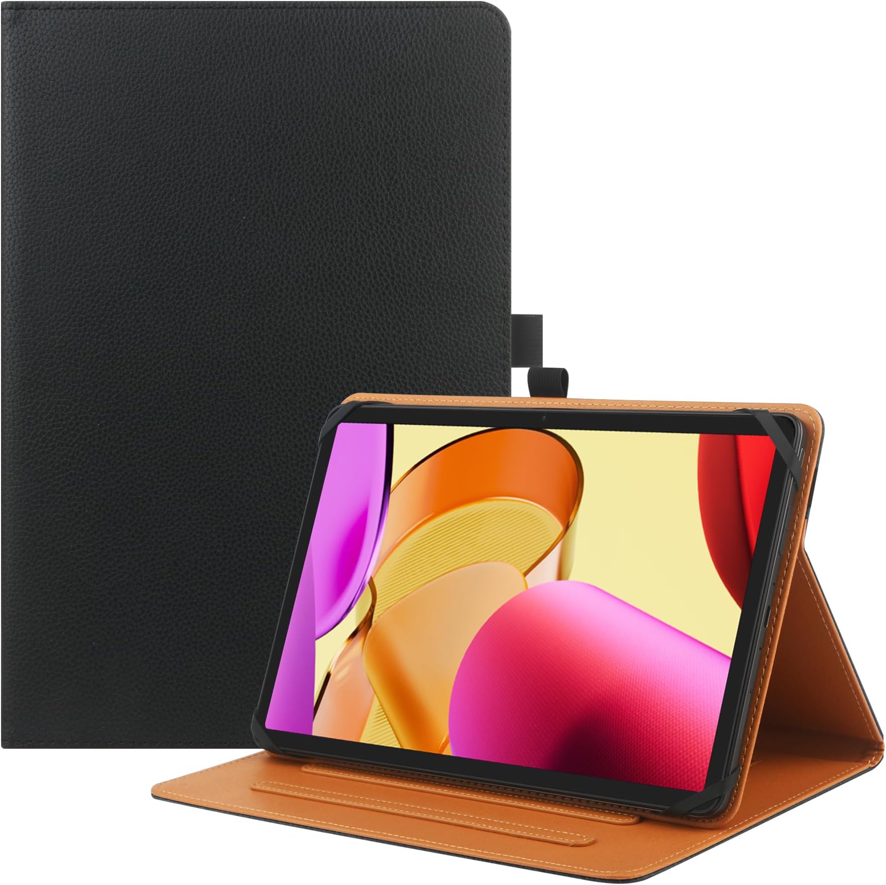 Amazon.com: ProCase Universal Folio Case for 9-10 inch Tablet, Leather ...