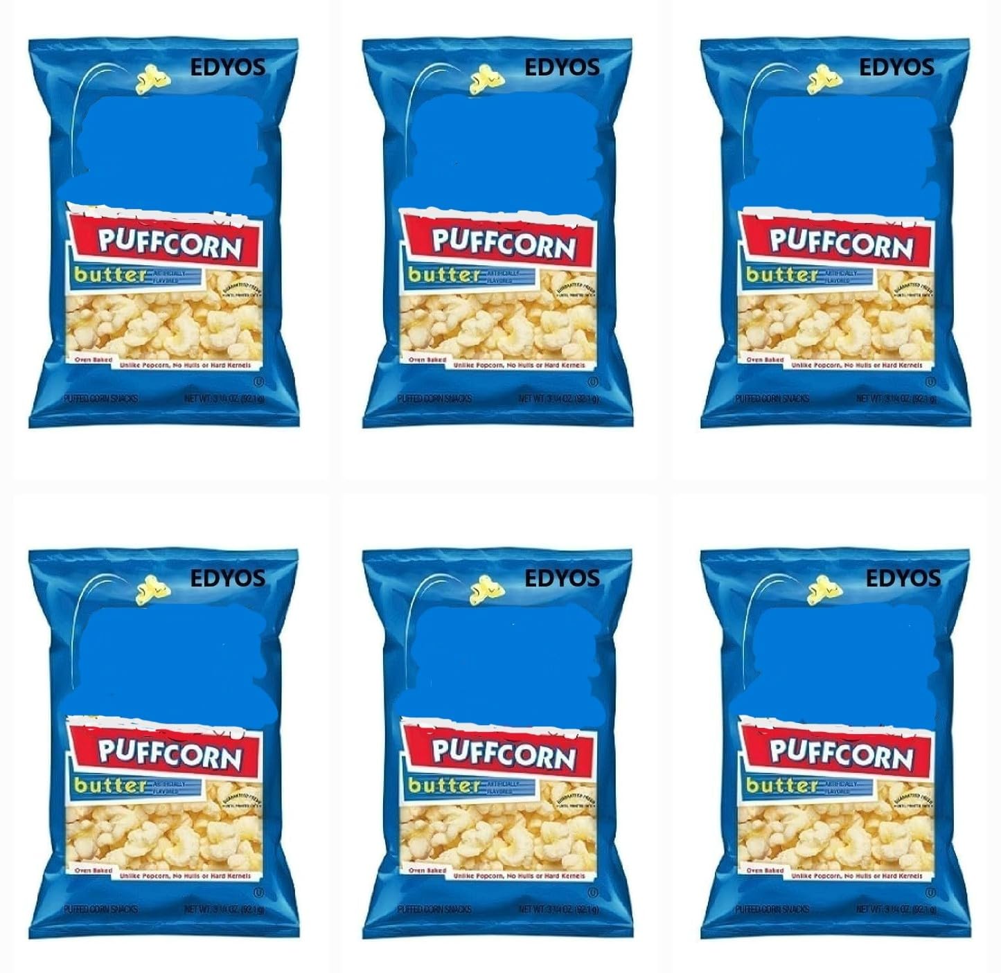 Amazon.com: Butter Puffcorn 3.25 oz. (6 Pack)