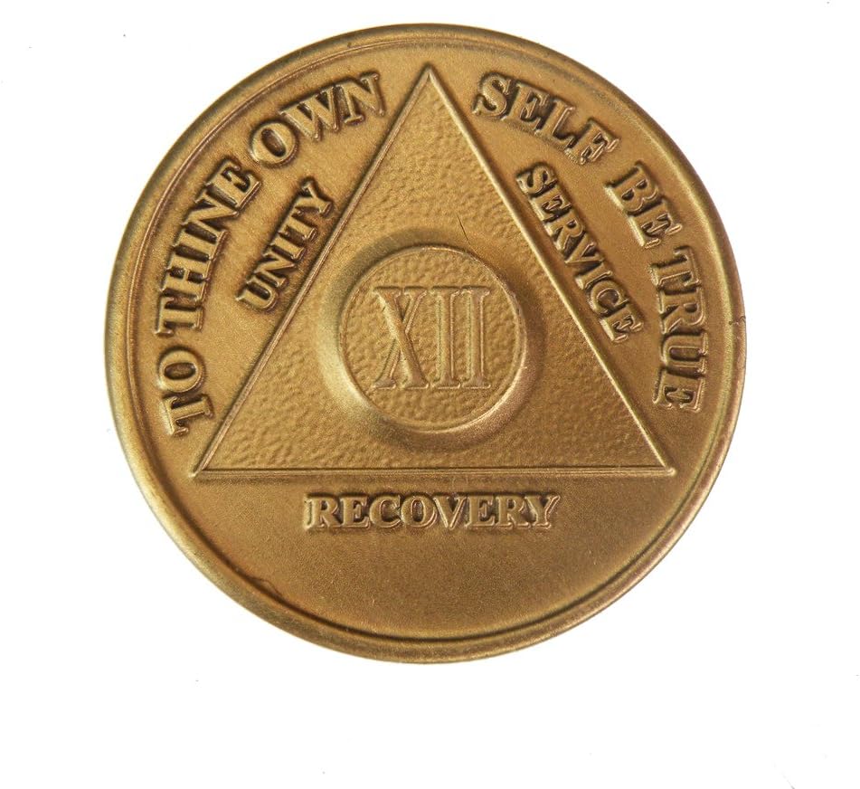 Amazon.com: 5 Year AA Medallion Traditional Bronze Raised Center ...