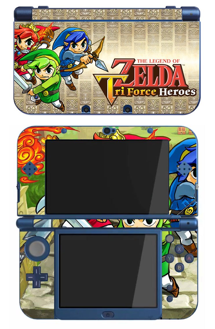 Amazon.com: Tri Force Heroes Heros Game Skin for The New Nintendo 3DS ...