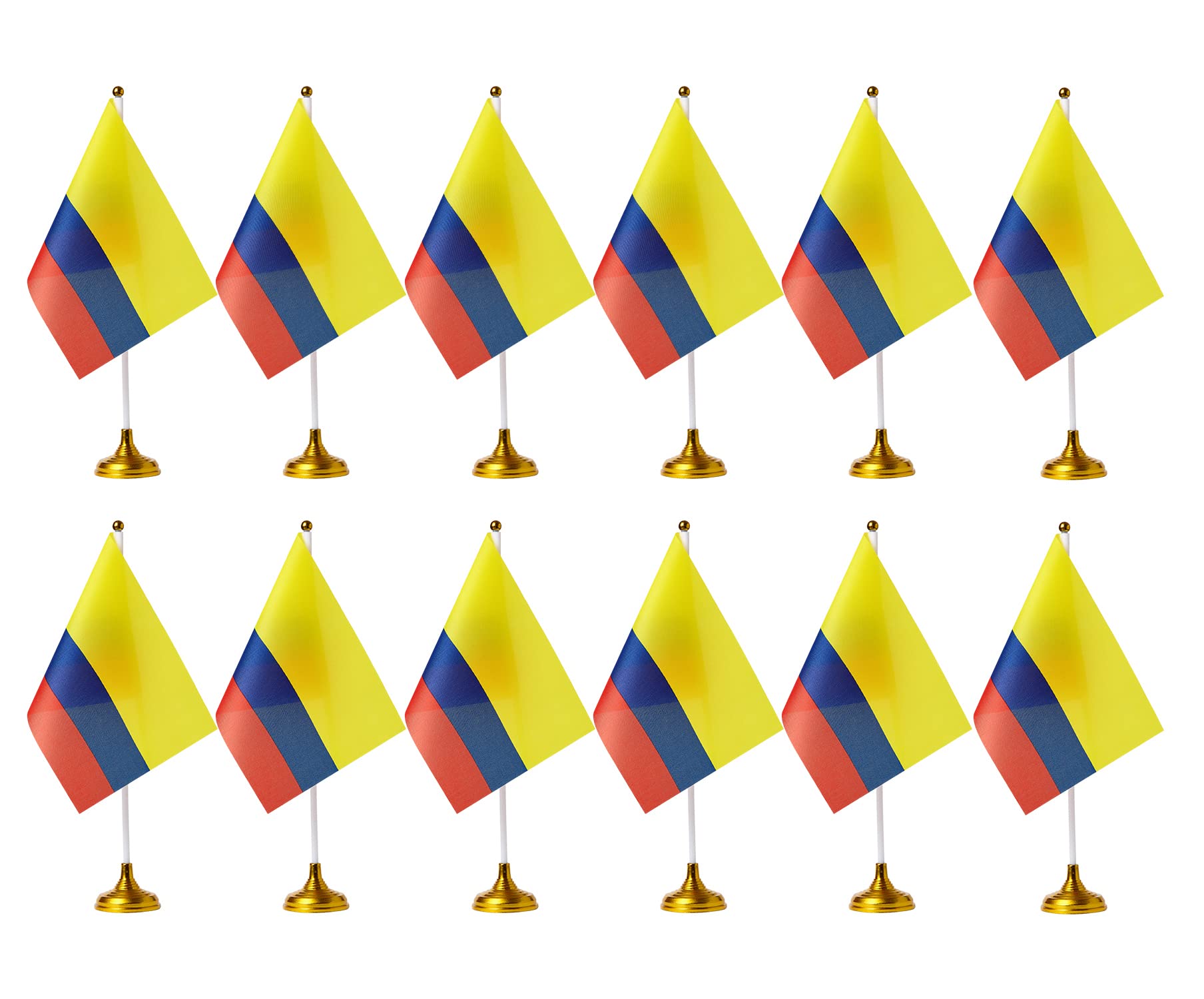 Colombia Flag Colombian Desk Flag Small Mini Colombian Table Office ...