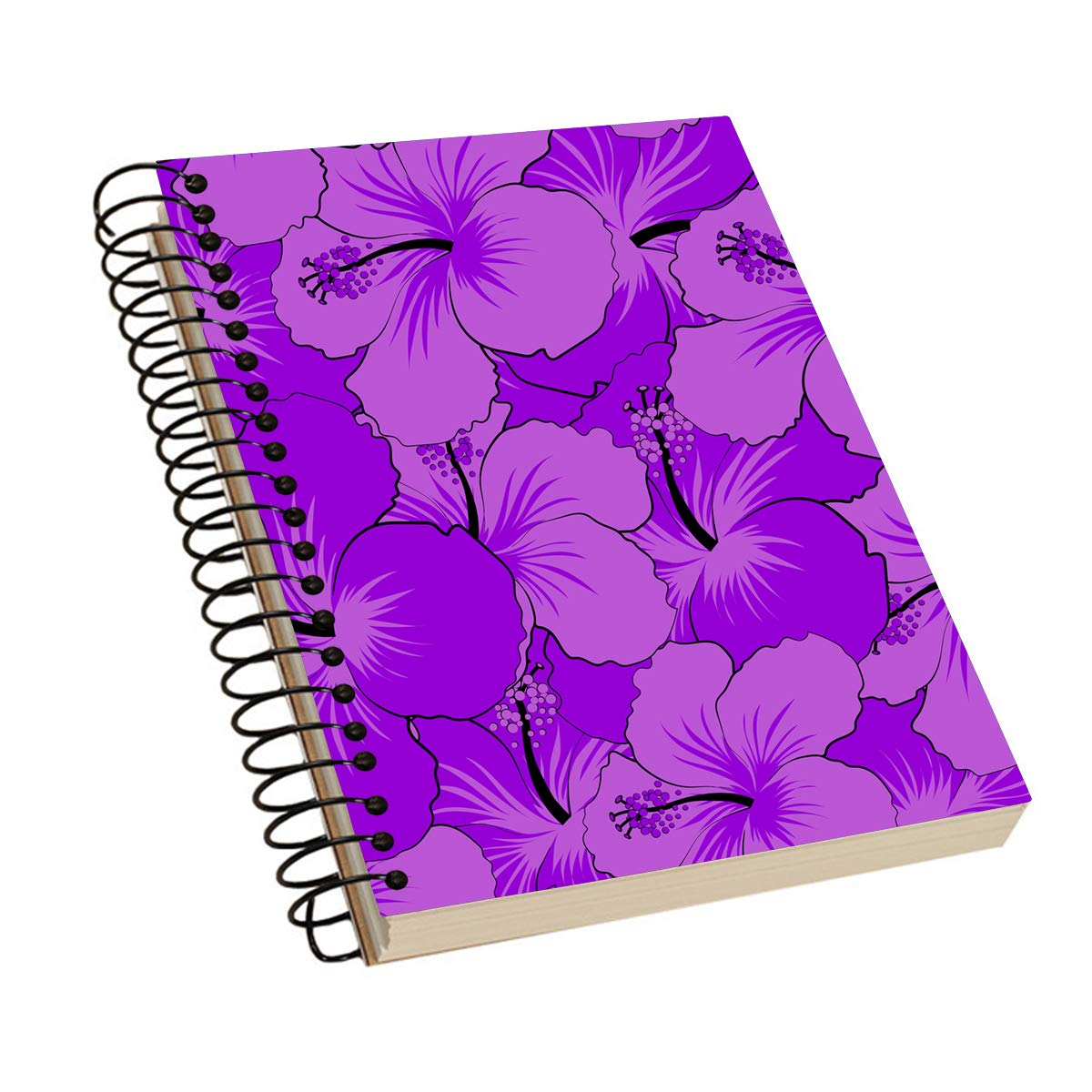 La Vienna Spiral Bound Notebook, Plain Notebook, Size : A5 | Floral ...