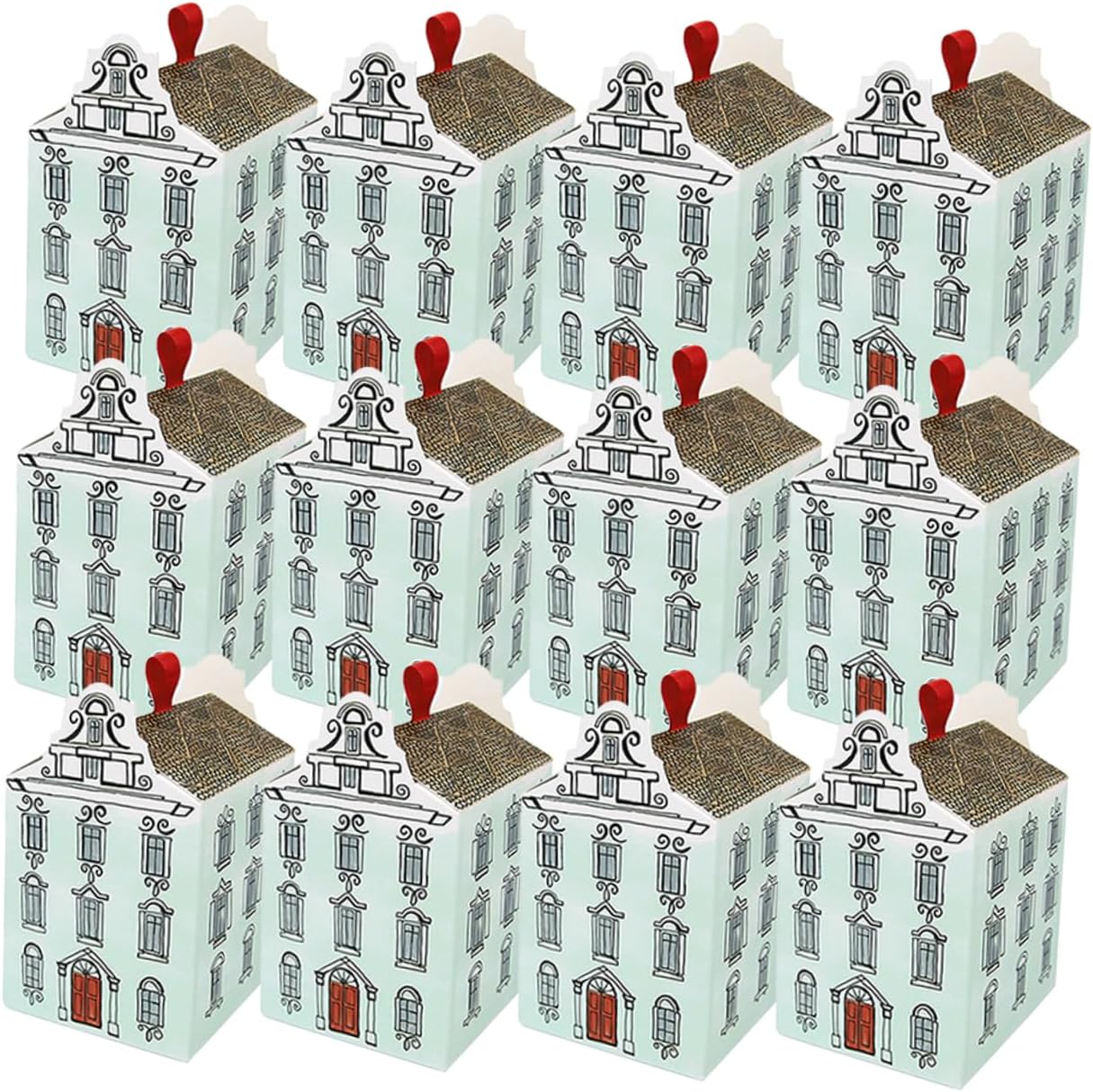 Amazon.com: KOMBIUDA 20Pcs House Shaped Candy Boxes Creative Boxes for ...