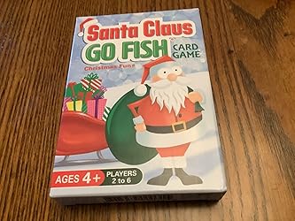 Amazon.com: Santa Claus Go Fish – A Family Christmas Game for Kids Ages ...