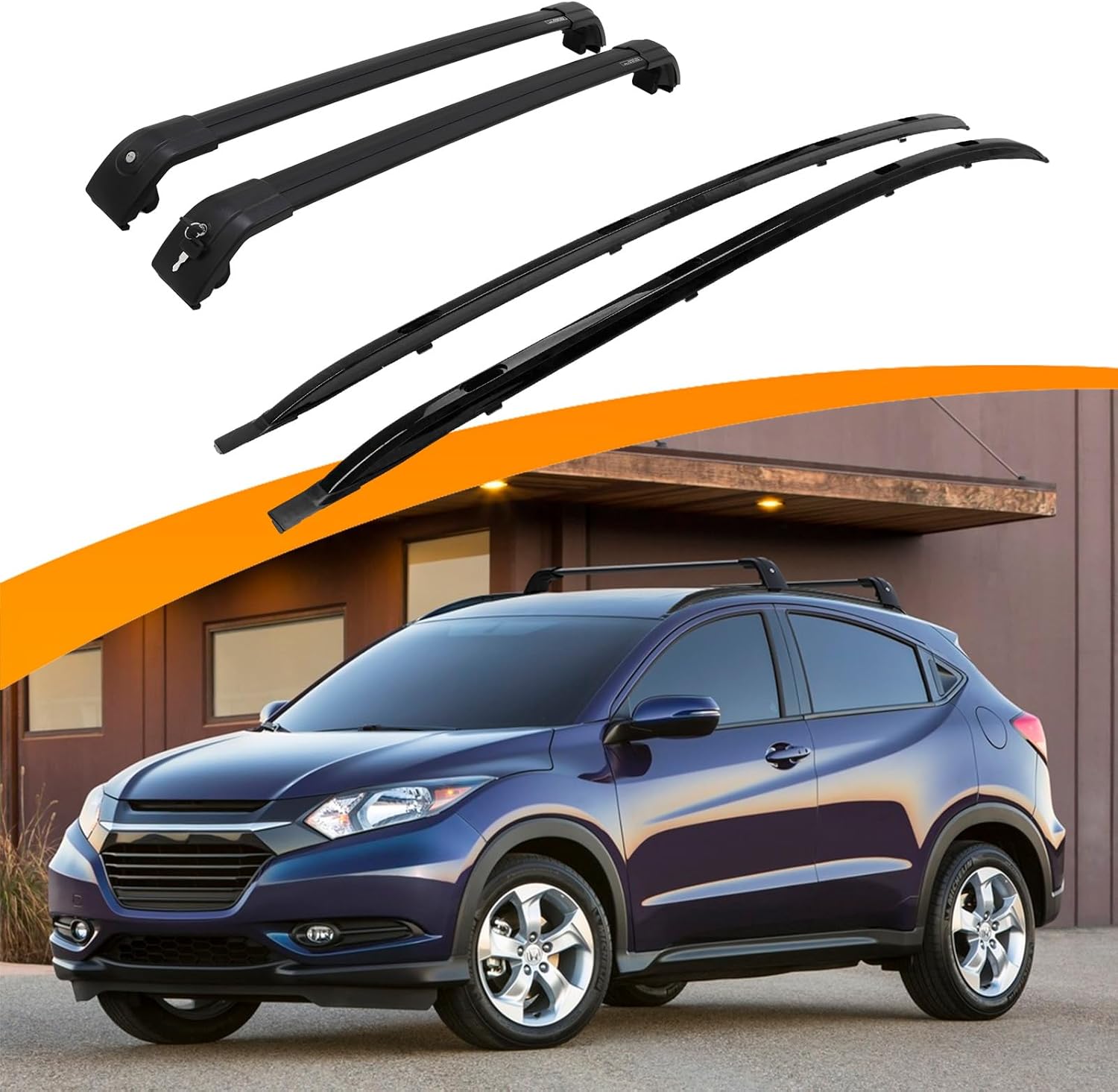 Amazon.com: Snailfly Roof Rack Cross Bars Fit for 2016-2022 Honda Vezel ...