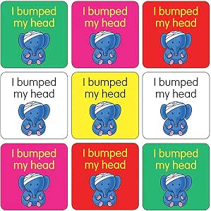 175 I Bumped My Head First Aid Elephant Childrens Pupils School Praise ...