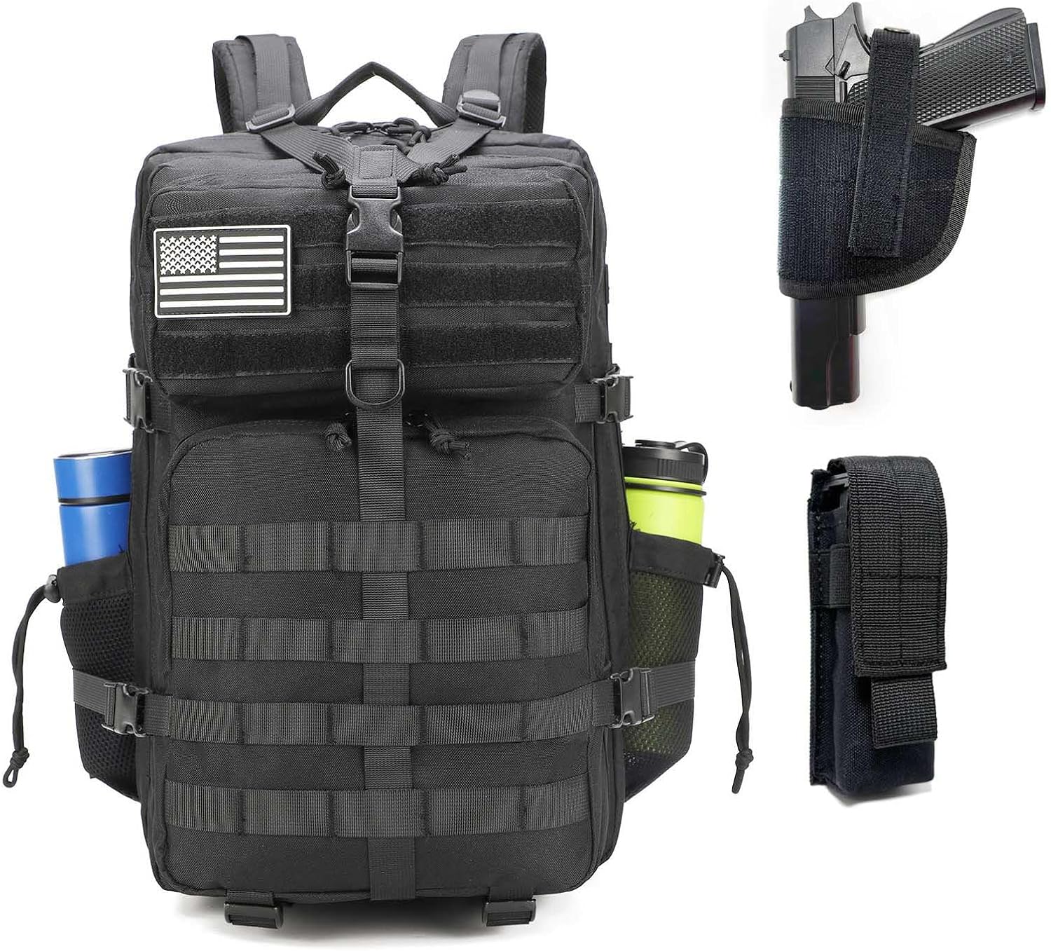 Amazon.com: VTACOUTV Gun Backpack for Men 45L Military Tactical ...