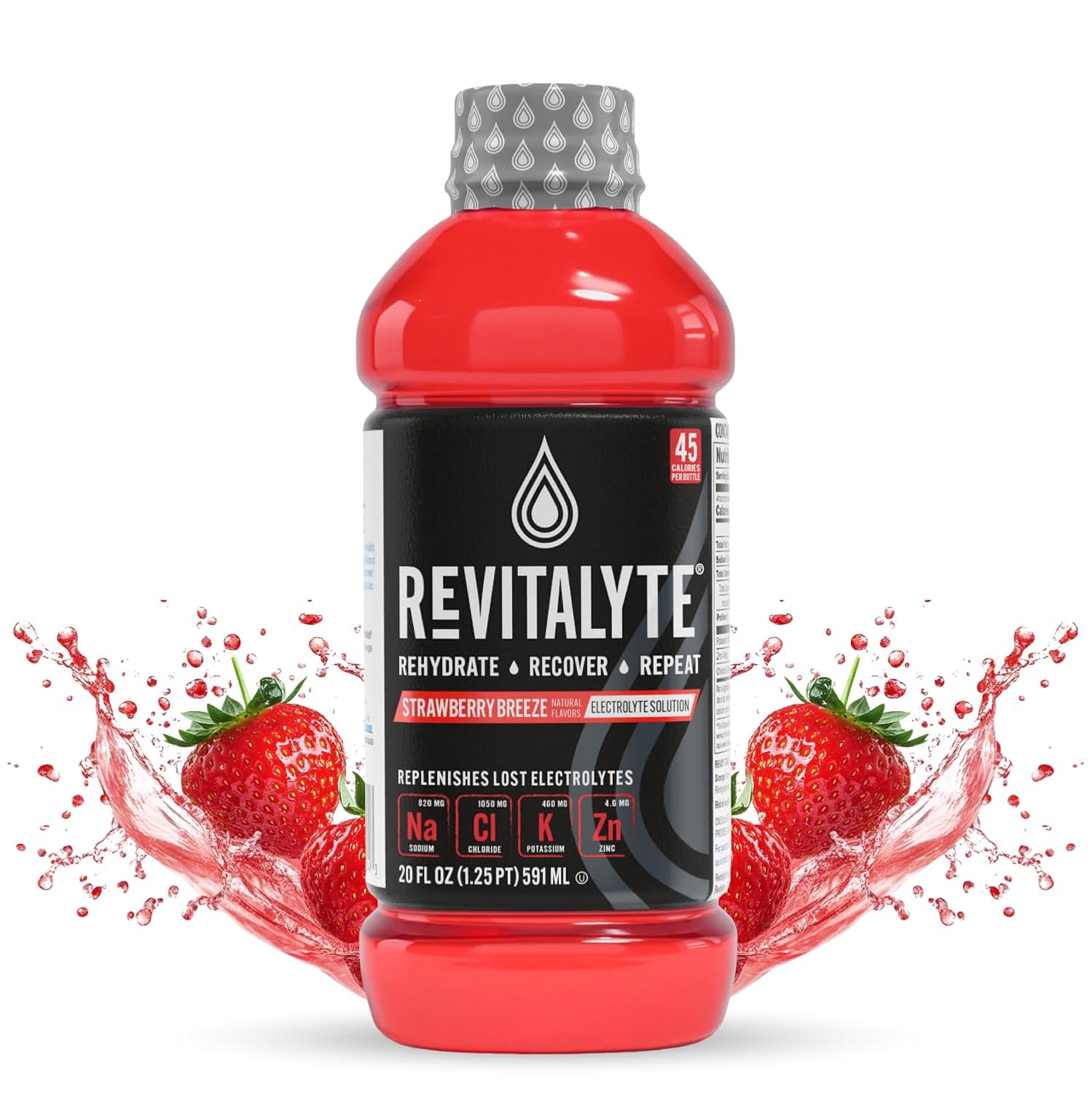 Amazon.com: Revitalyte - Black Label Strawberry Breeze - Replenishes ...