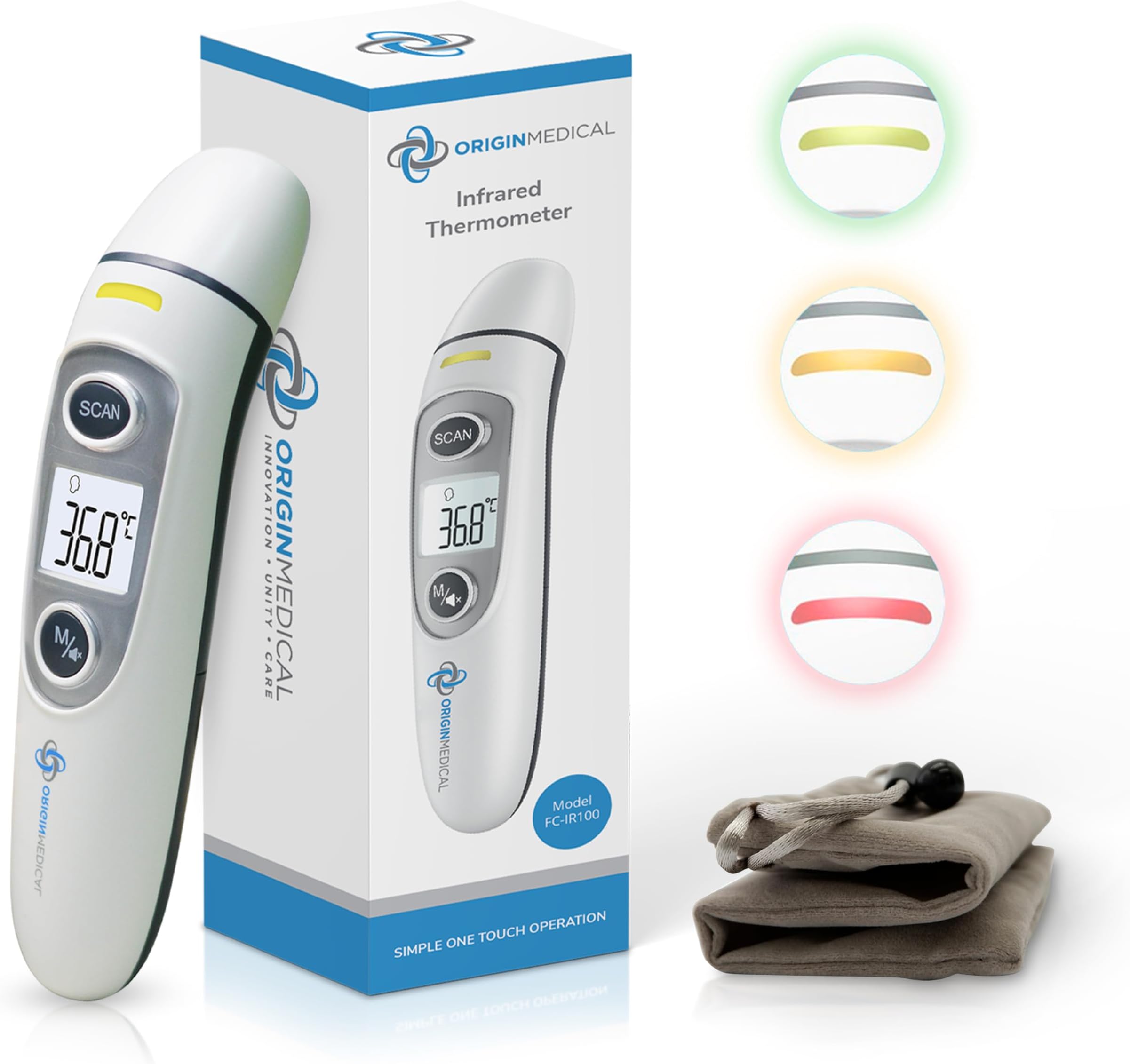 Ritalia® Baby Thermometer with Forehead and Ear Mode for Adults Babies ...