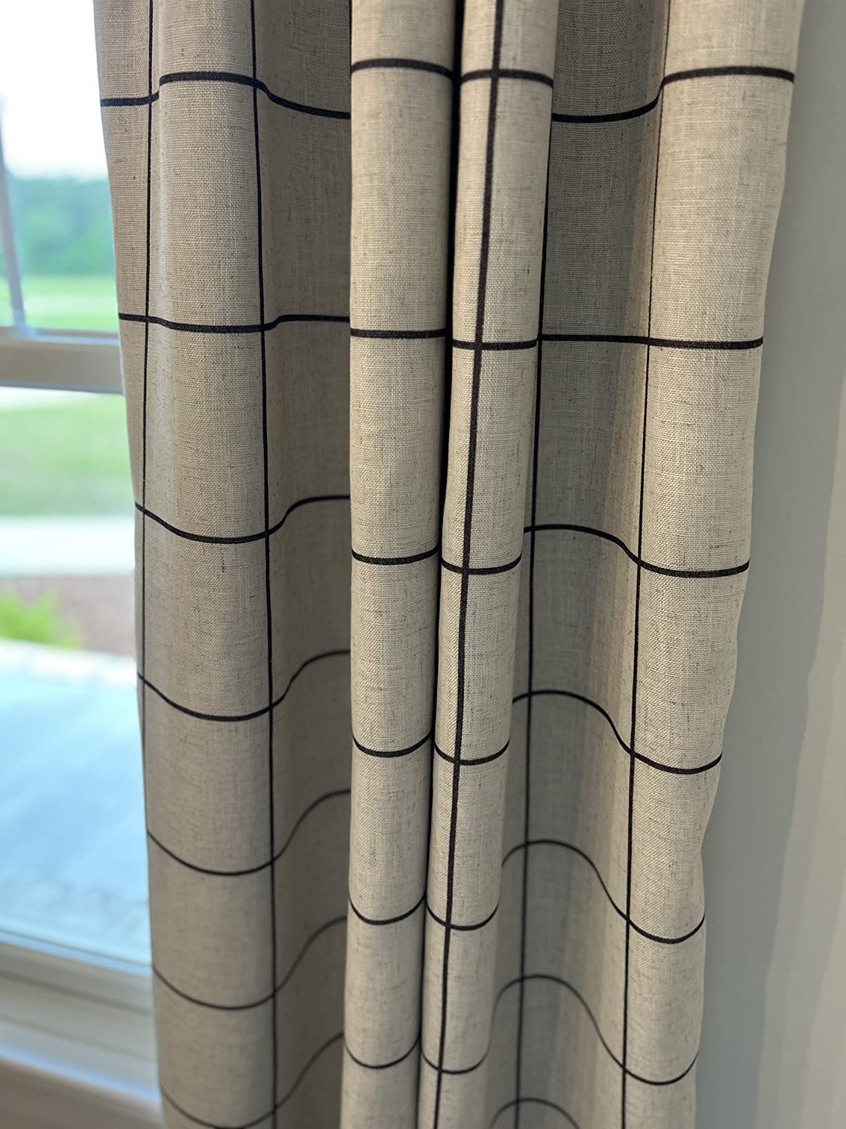 $7/mo - Finance Elrene Home Fashions Brighton Windowpane Plaid Blackout ...