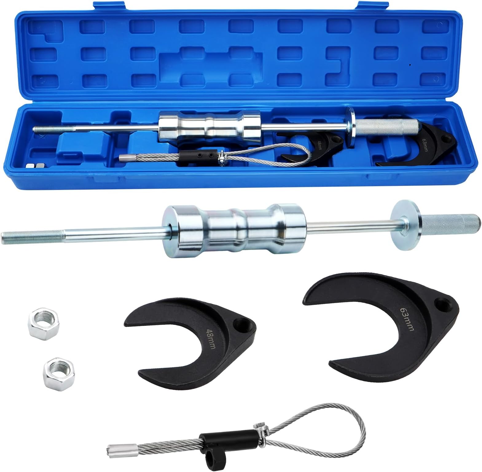 Amazon.com: TRUCFUSION Inner CV Joint Puller Slide Hammer Set, Front ...