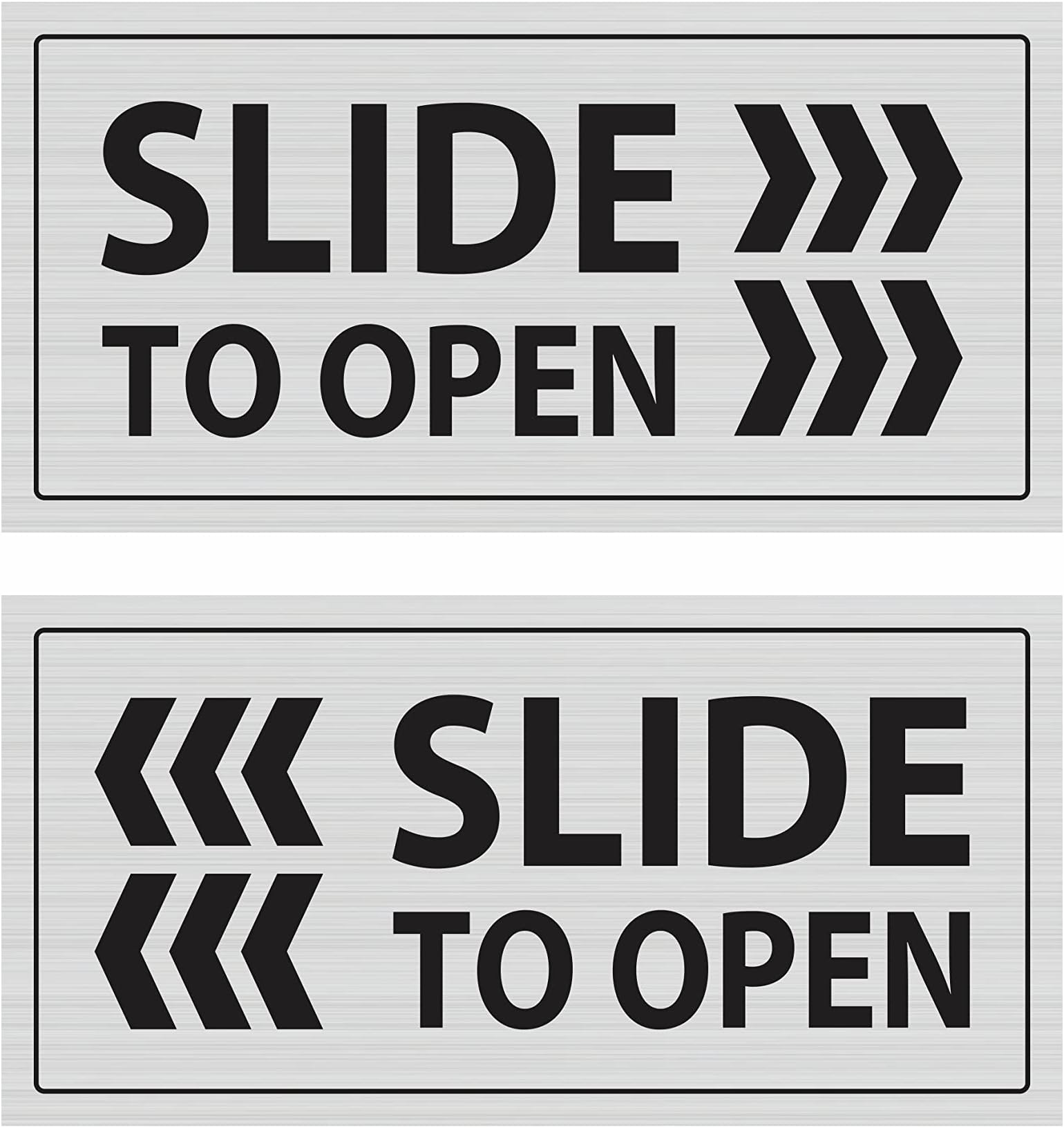 Anne Print Solutions® Slide to Open Steel Self Adhesive Metal Safety ...