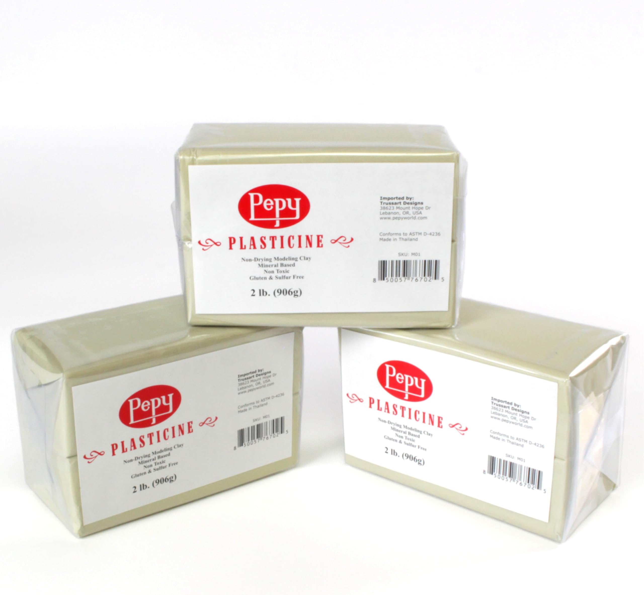 Amazon.com: Pepy Reusable and Non-Drying Oil-Based Plasticine Modeling ...