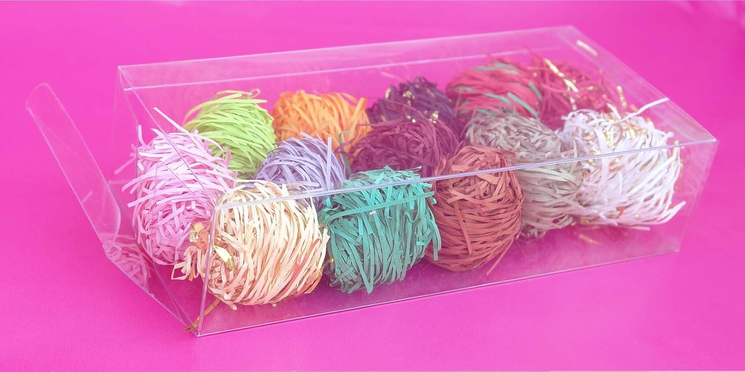 Amazon.com: 50 PCS 8 x 1-5/8 x 1-5/8 Plastic Tuck Side PVC Box : Office ...