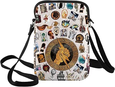 WZMPA Ancient Greek Gods Crossbody Bag Zeus Gift Apollo & Poseidon ...