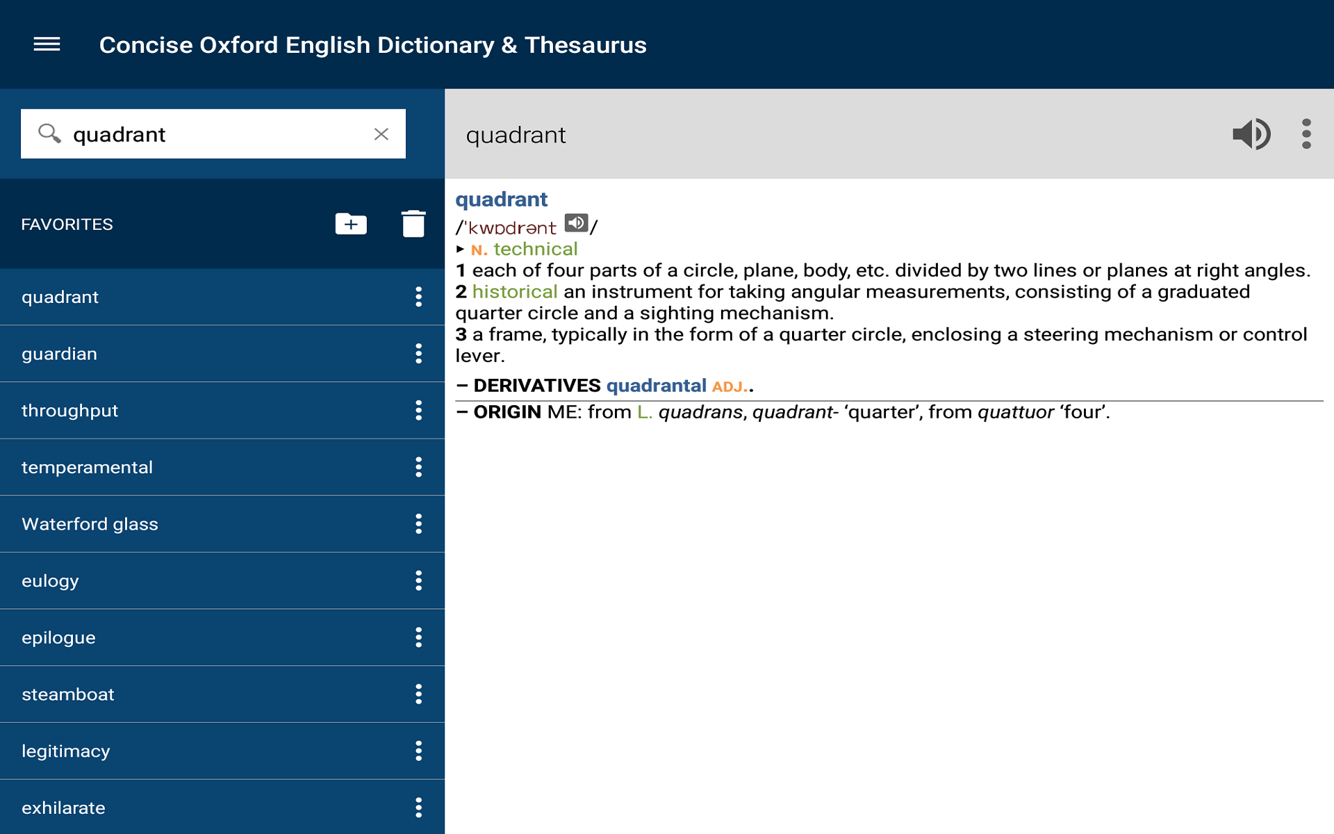 Concise Oxford English Dictionary & Thesaurus:Amazon.co.uk:Appstore for ...