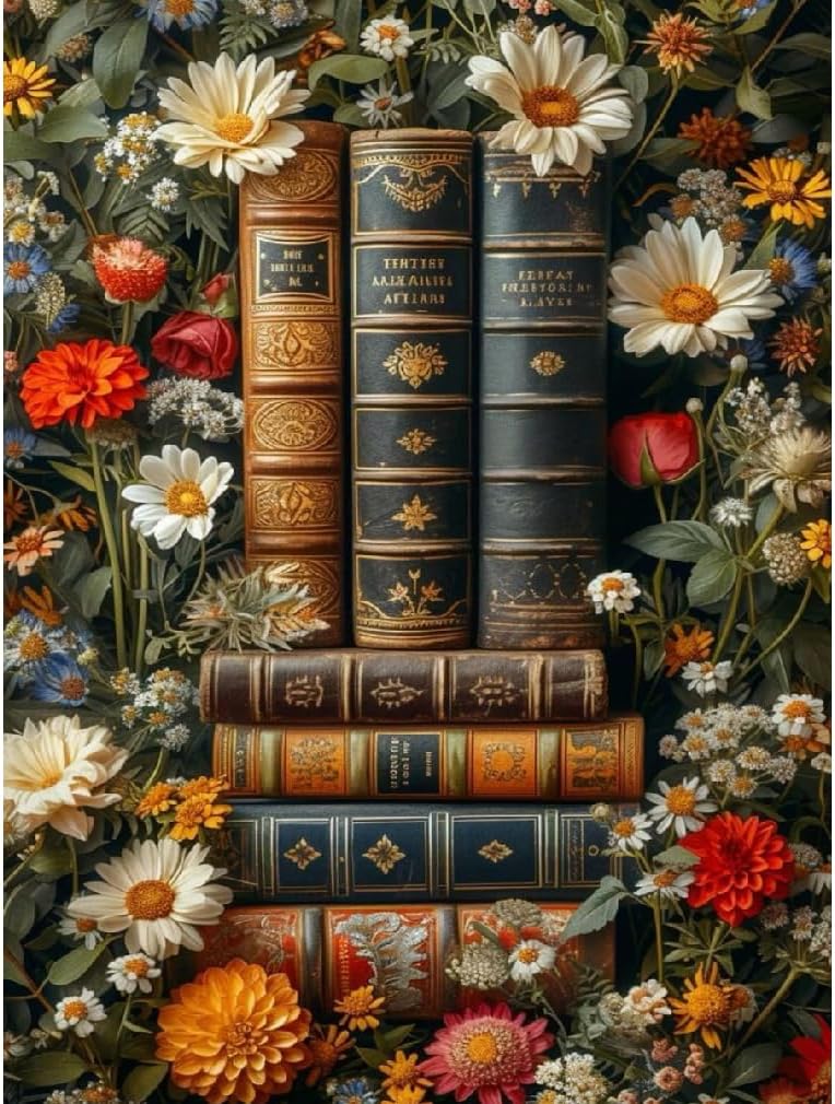 Amazon.com: Books Diamond Art Kits for Adults, Flower 5D Diamond ...