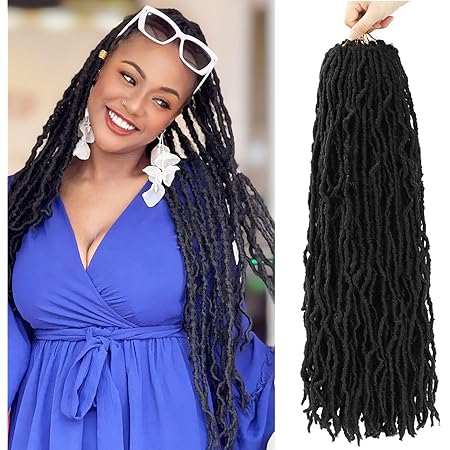 Amazon.com : 7 Packs 24 Inch Soft Locs Crochet Hair Pre Looped Curly ...