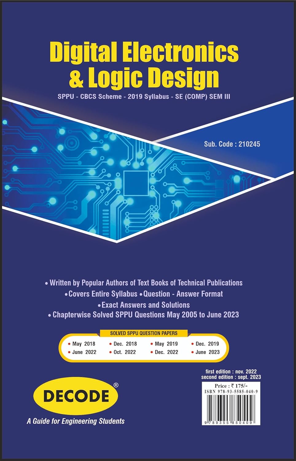 Amazon.in: Buy Digital Electronics & Logic Design for SPPU 19 Course ...