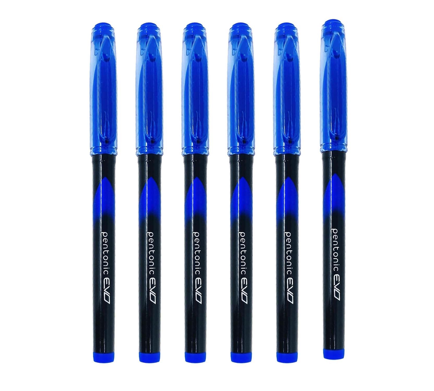 Pentonic EVO 0.7 mm Gel Pen | Blue Ink,Pack of 10 : Amazon.in: Office ...
