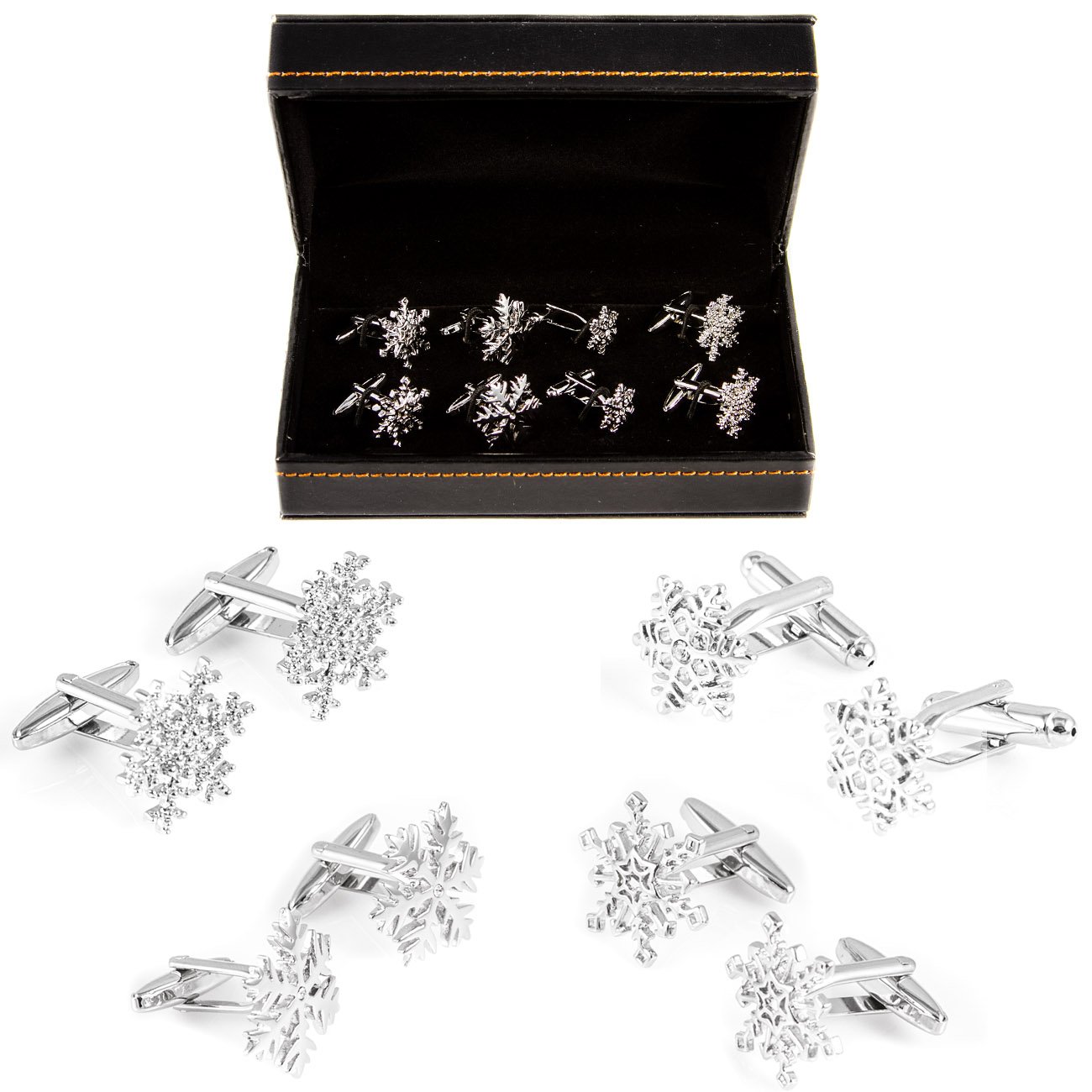 Amazon.com: MRCUFF Snow Flakes Blizzard Snowflakes Winter Christmas 4 ...