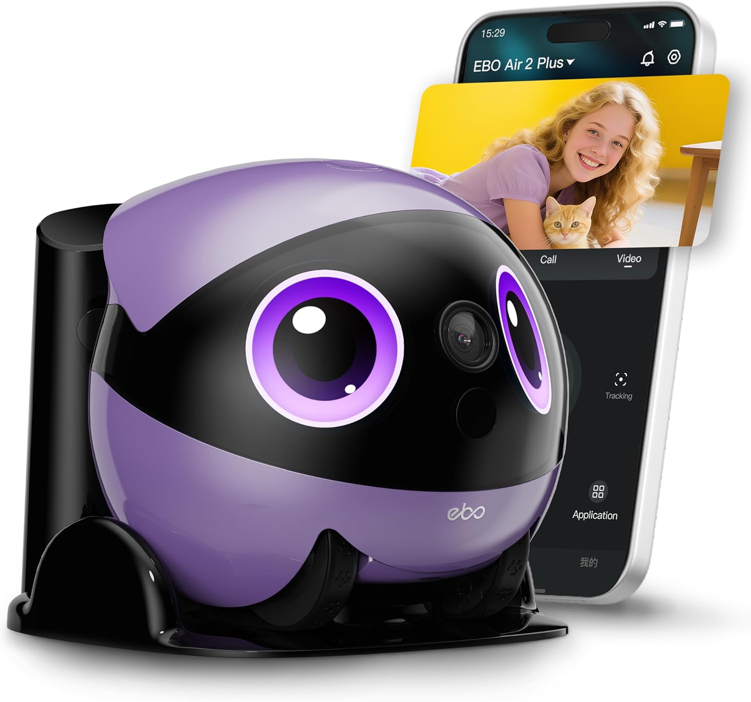 Amazon.com : Enabot EBO Air 2 Plus FamilyBot 3K Home Camera Robot ...