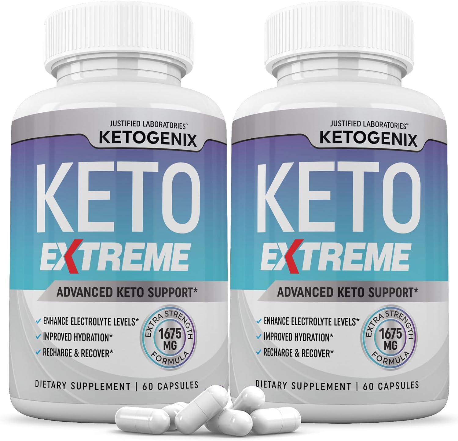 Amazon.com: (2 Pack) Ketogenix Keto Extreme Keto Pills 1675MG New ...