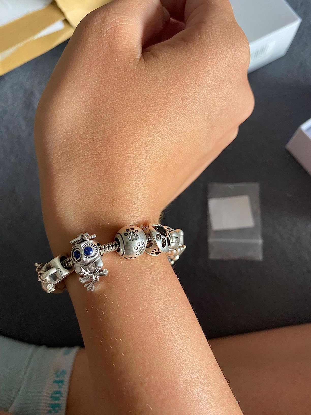 PANDORA Charm "Abschluss weise Eule" silber 798907C01 : Amazon.de: Fashion