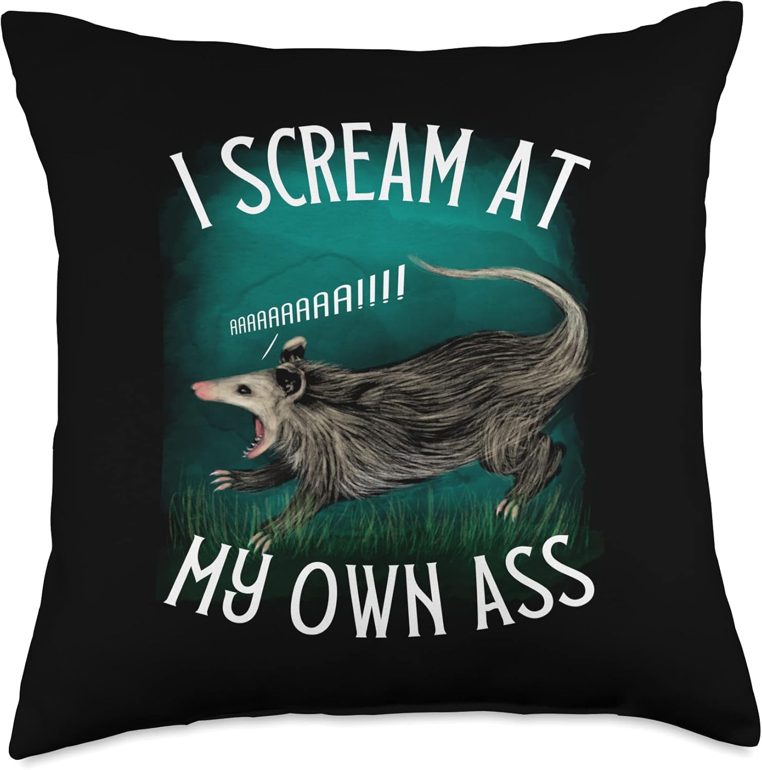 Amazon.com: I Scream At My Own Ass Possum Opossum Phalanger I Scream at ...