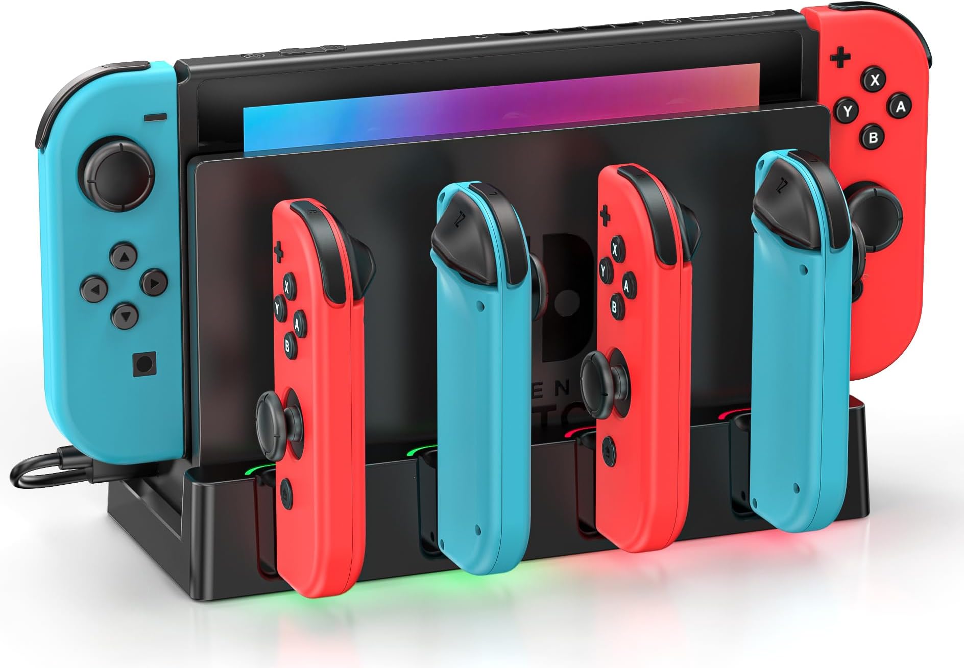 Amazon.com: Switch Charging Dock Station with Charging Cable for ...