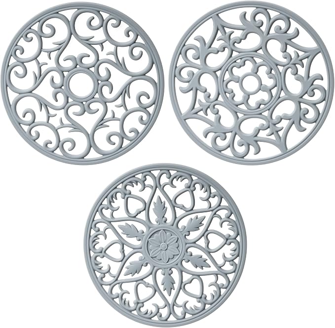 Amazon.com: SPUVGVC Silicone Trivets for Dishes - Modern Kitchen Trivet ...