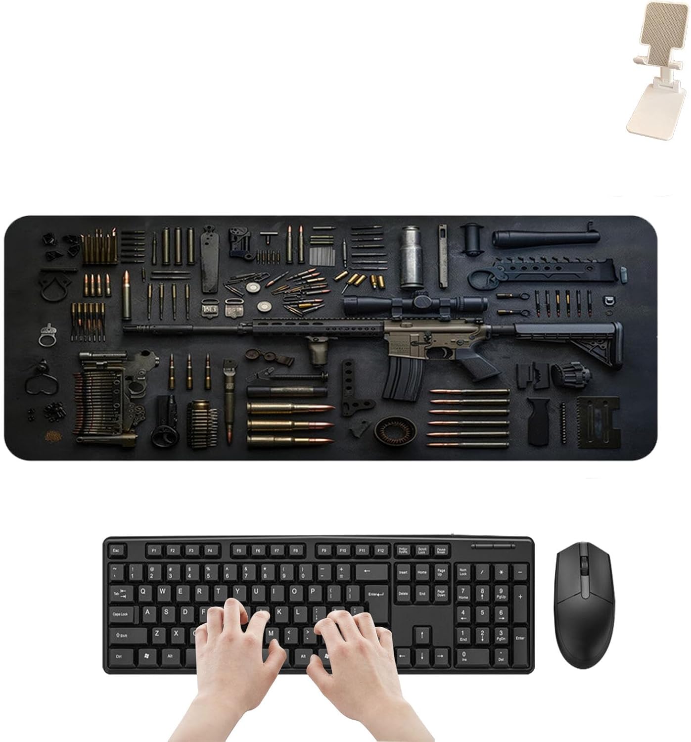 Amazon.com: Cool Military Weapon Build Weapon Parts Display Large ...