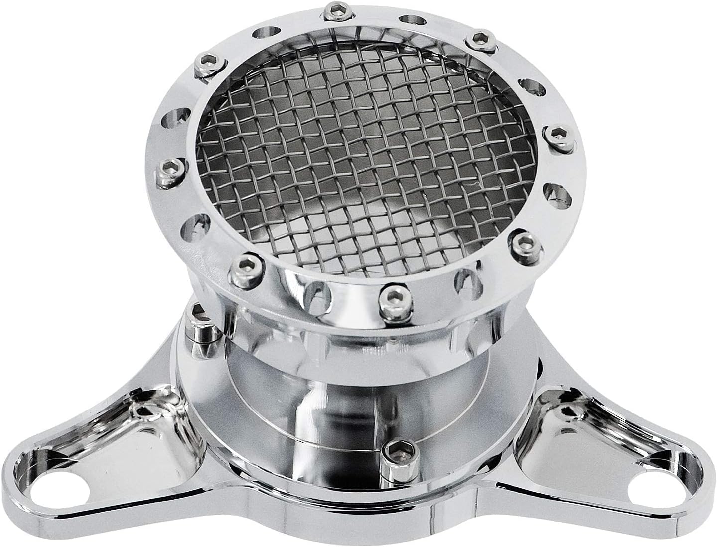 Amazon.com: HDBUBALUS Chrome Velocity Stack Air Cleaner Air Filter ...