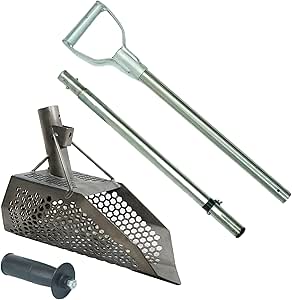 Amazon.com : Dune Scoops Titanium Beach Sand Scoop Includes Stainless ...