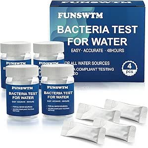 Amazon.com : Coliform Bacteria Water Test Kit: 4-Pack Water Bacteria ...